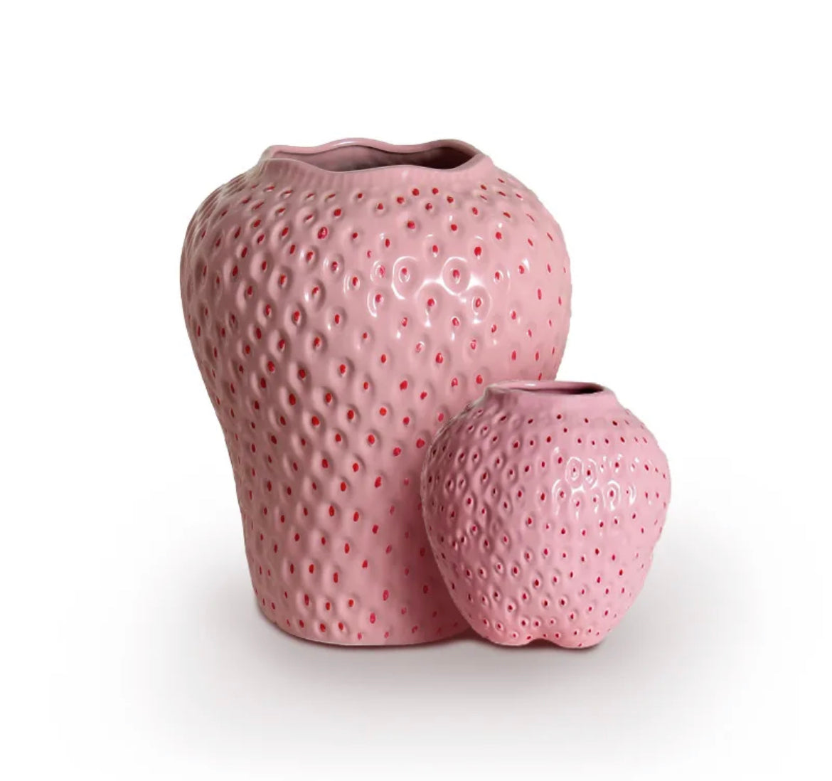 Ceramic Strawberry Vase: Elegant 3D Design for Modern Decor – THE ...