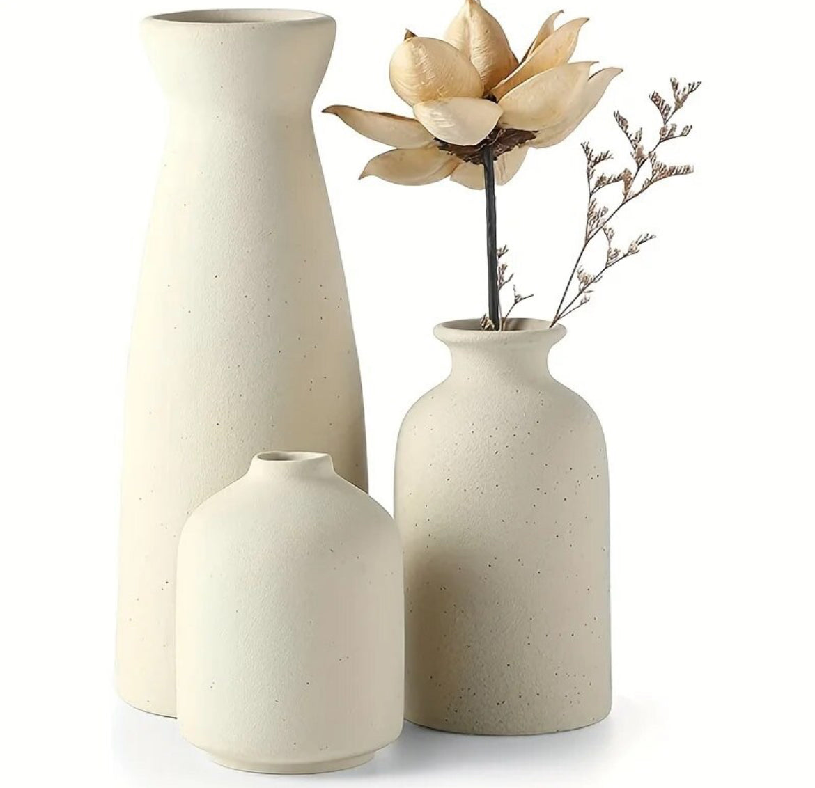 Set of 3 ceramic Vase pots - Elevate Your Decor! Shop Now! – The Gifted ...